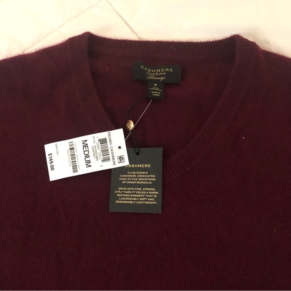 Club Room | Sweaters | New 2 Ply Cashmere Sweater By Club Room Long ...